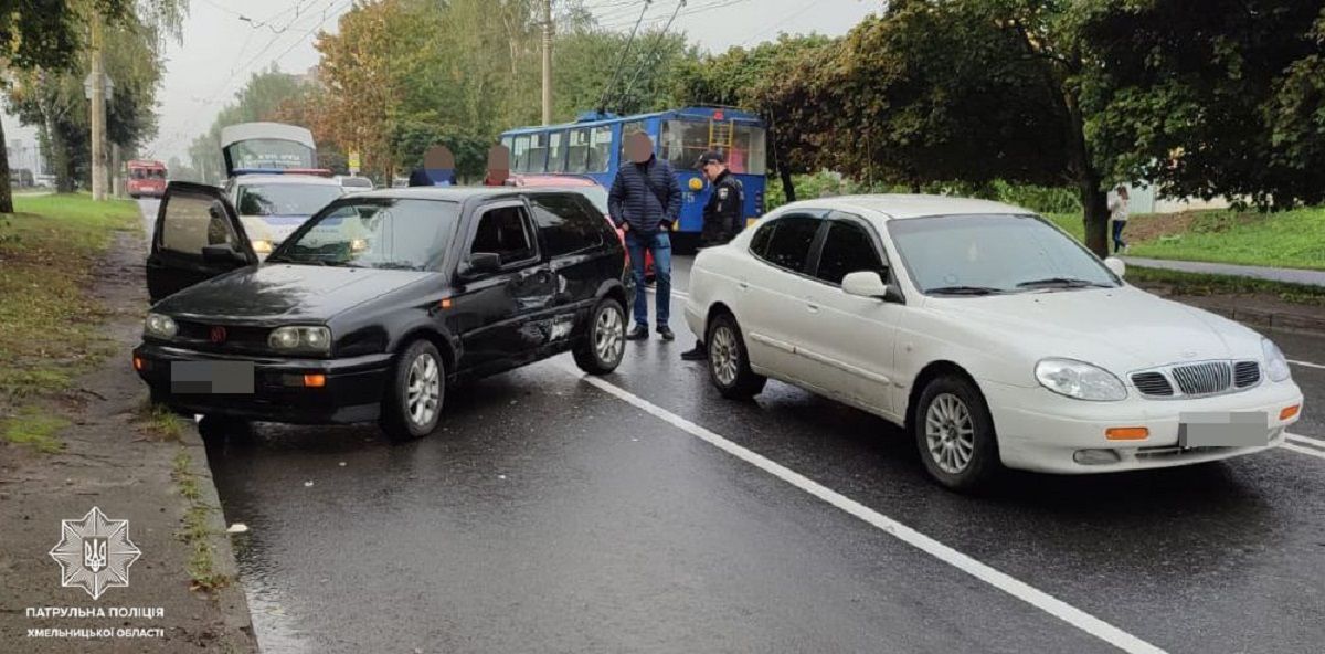 ДТП у Хмельницькому: зіткнулися «Volkswagen» та «Daewoo» - vsim.ua