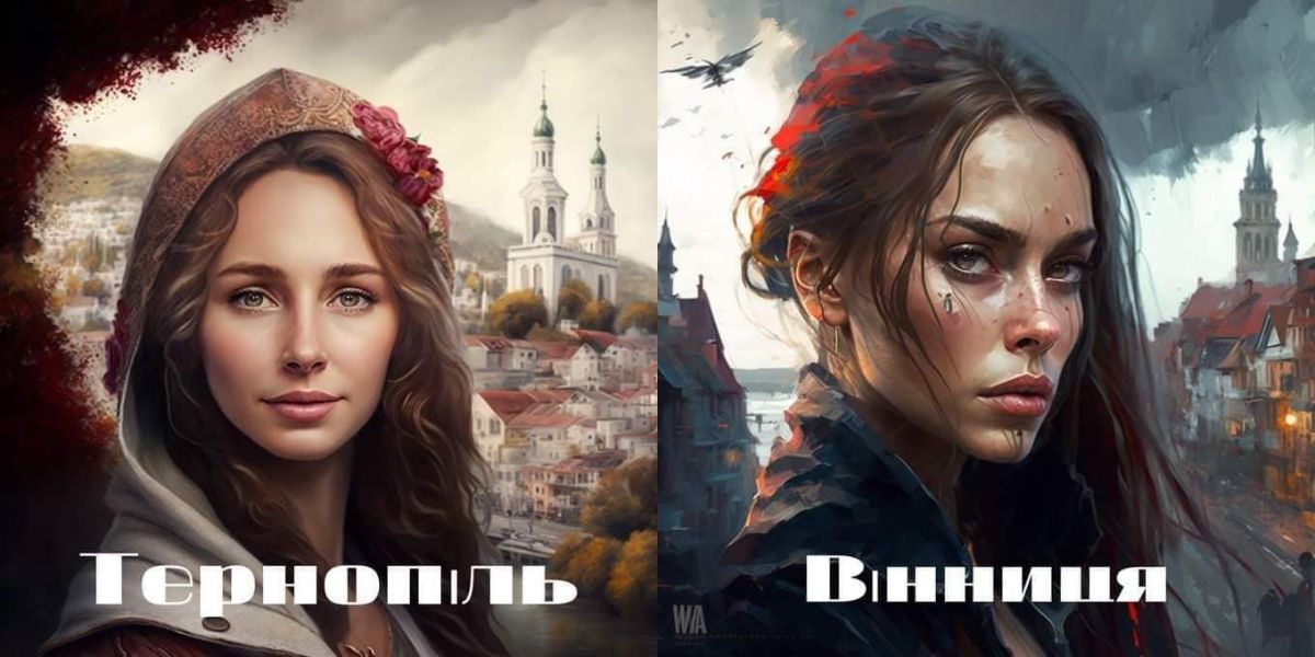 Як нейромережа намалювала «Міста України із жіночим обличчям» - vsim.ua