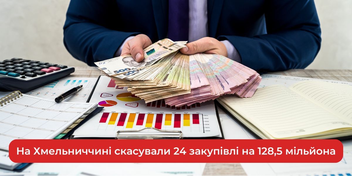 Скасували 24 закупівлі на 128,5 мільйона - vsim.ua