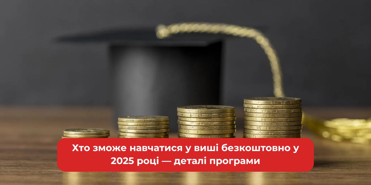 Хто зможе навчатися у виші безкоштовно у 2025 році — деталі програми - vsim.ua